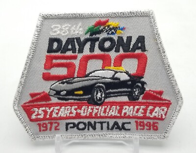 NASCAR 38th Daytona 500 Pontiac "25 Years Official Pace Car 1972-1996 ...