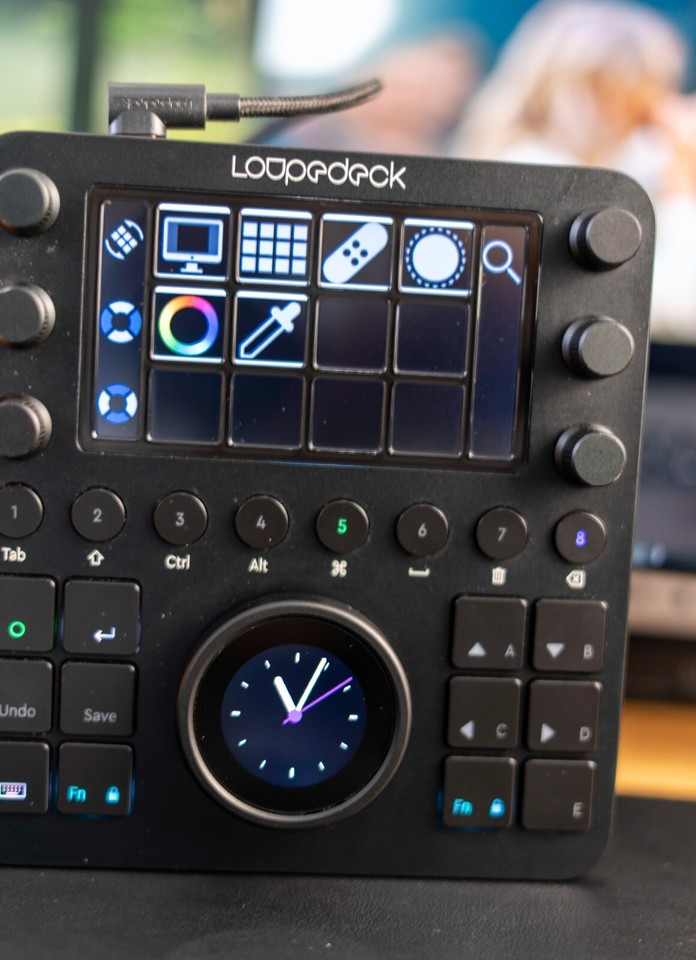 Loupedeck CT - Pro LCD Editing Tool/Keypad for Wacom, Video,Photo MINT ...