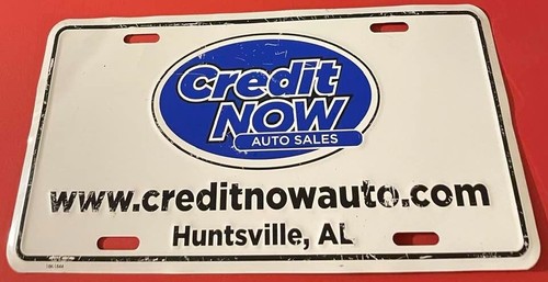 Credit Now Auto Sales Dealership Booster License Plate Huntsville ...