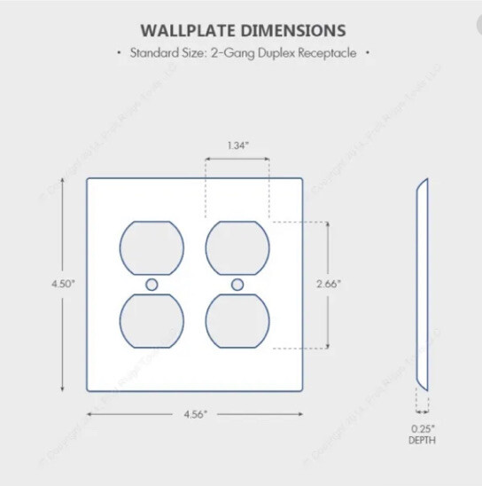 Leviton Duplex Electrical Box Dimensions