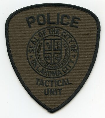 OKLAHOMA CITY OKLAHOMA OK Tactical Unit POLICE PATCH | eBay