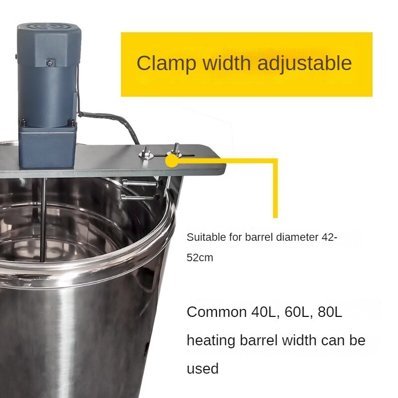 Industrial Tank Portable Mixer with Stainless Steel Blade 40L Wax ...