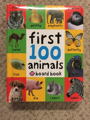 First 100 Animals - Board book By Priddy, Roger 9780312496760| eBay