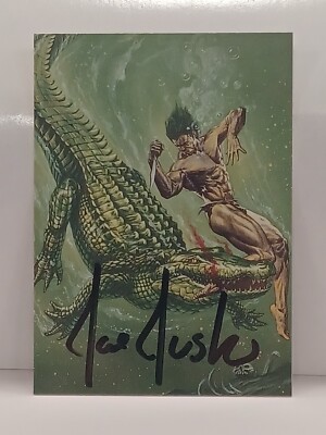 JOE JUSKO SIGNED Tarzan Crocodile ERB EDGAR RICE BURROUGHS COLLECTION ...