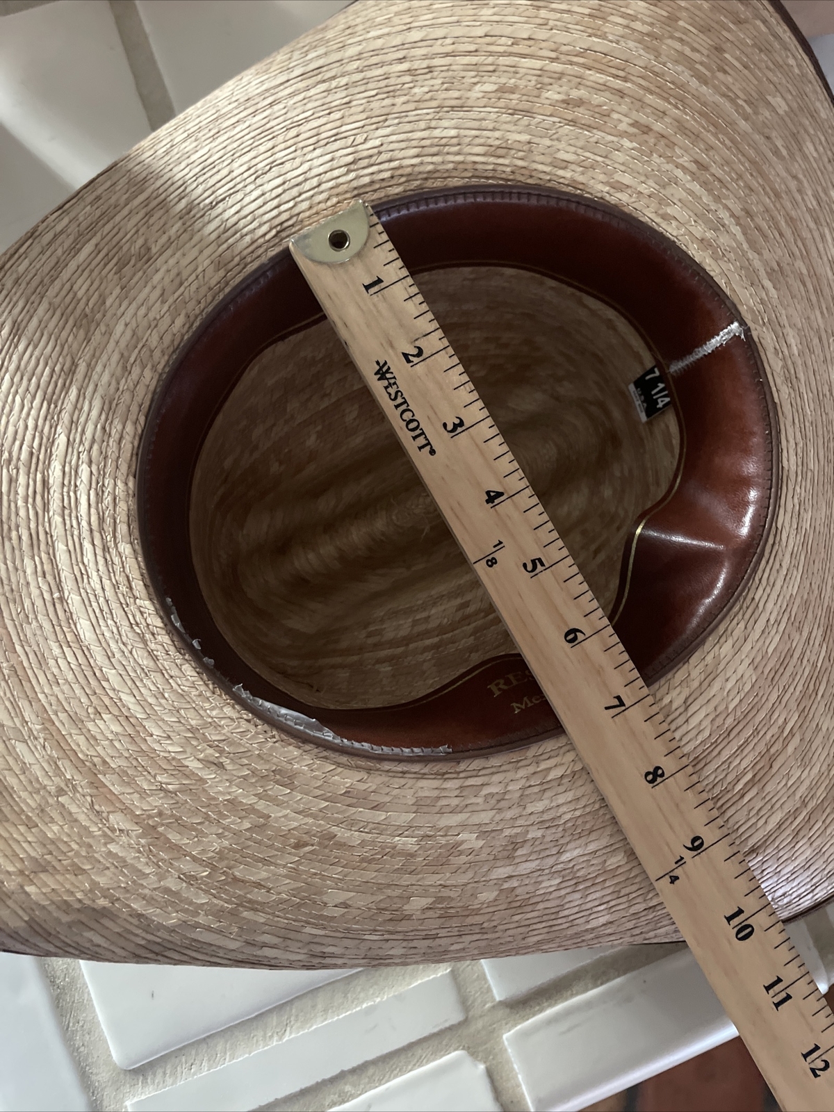 Resistol Men's Genuine Mexican Palm Cowboy Hat Size 7… - Gem