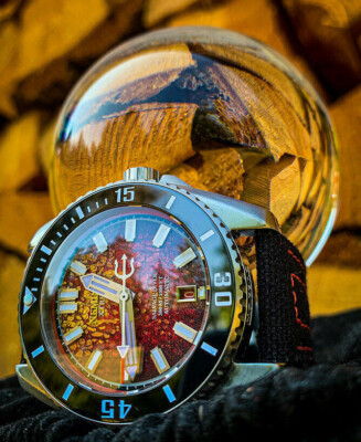 Neminus Xtreme Diver 300 Red Salvage Automatic Diver Watch 44mm | eBay