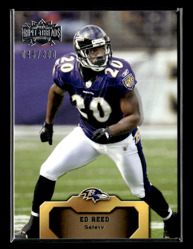 2011 Topps Triple Threads #6 Ed Reed /300 Sepia | eBay