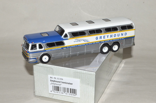 1:87 HO scale Brekina 61304 Greyhound bus Scenicruiser PITTSBURGH PA | eBay