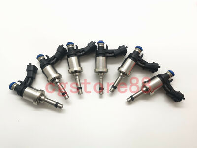 6x Fuel Injectors 12638530 For GM Chevrolet Camaro Traverse GMC Acadia ...