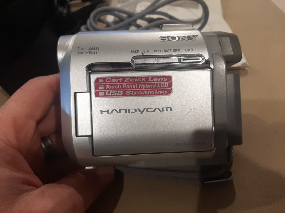 Sony DCR-HC20 MiniDV Digital Video Handycam Camcorder w/ Remote, Manual ...