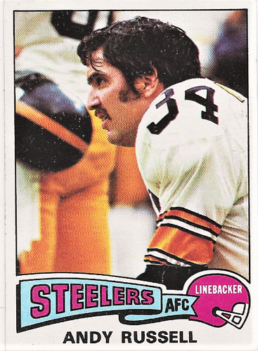 1975 Topps Football #90 Andy Russell Pittsburgh Steelers | eBay