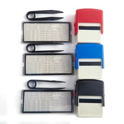 Alphabet Number Stamp Kit Rubber Stamp Name Letter Handicrafts Printing ...