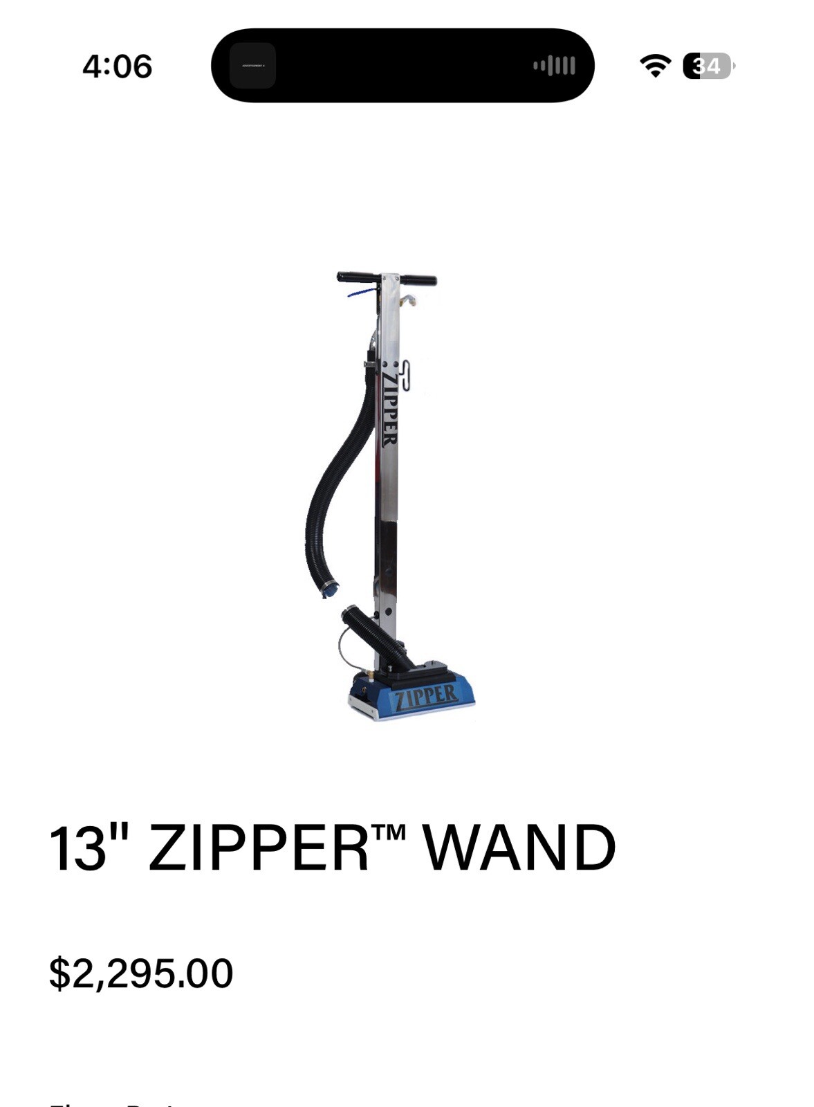 13 In Zipper Wand | eBay