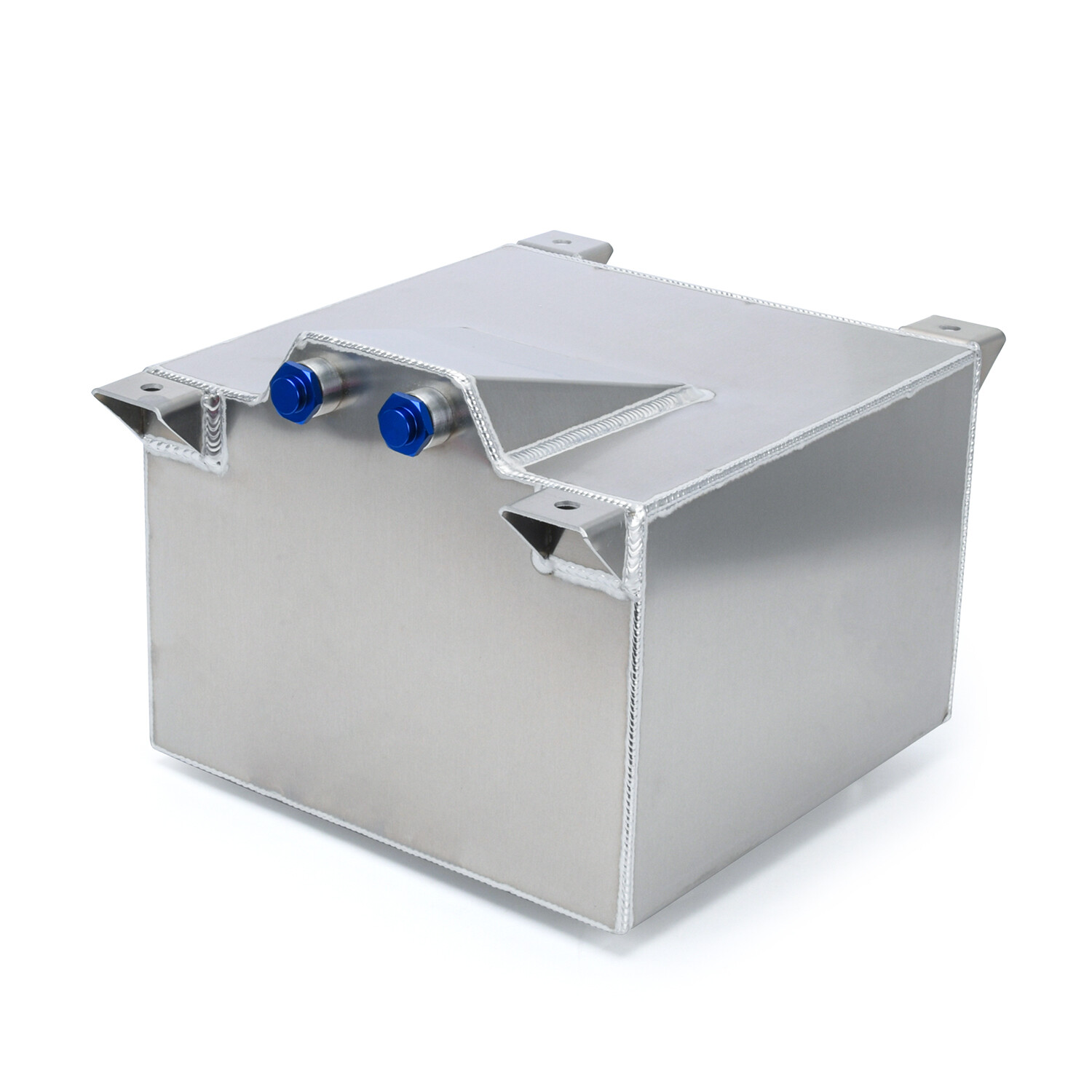 5Gallon 20L Polished Aluminum Racing Drift Fuel Cell Tank With Cap Foam ...