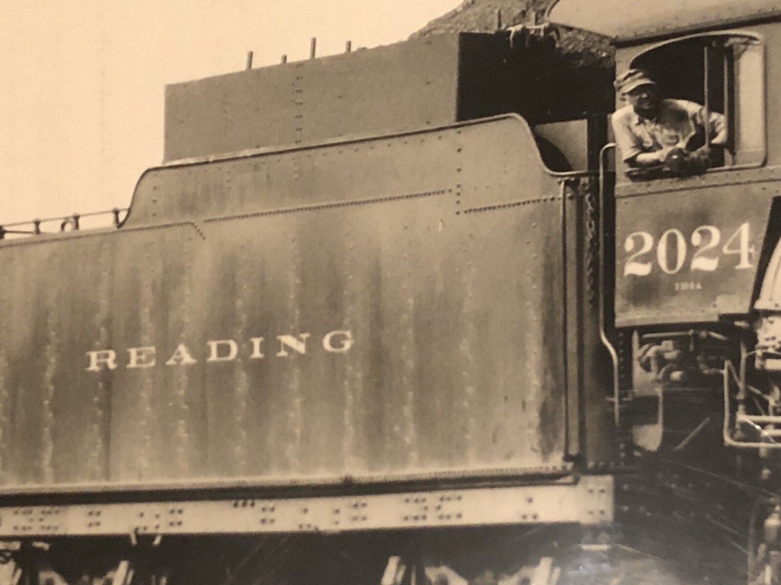 Reading Railroad 2-8-0 engine Hokendauqua PA Pennsylvania photo framed ...