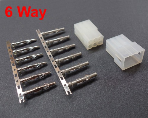 Molex Connector 6 Pin Circuit Standard .093 .093" 6 Way Crimp Plug ...