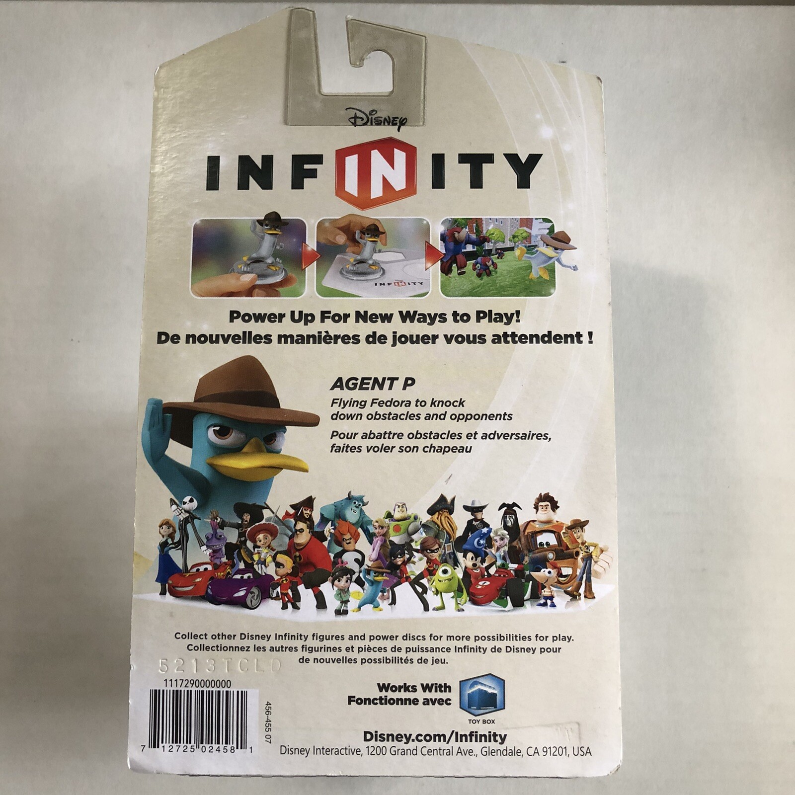 DISNEY INFINITY Crystal AGENT P (PERRY THE PLATYPUS) Phineas and Ferb ...