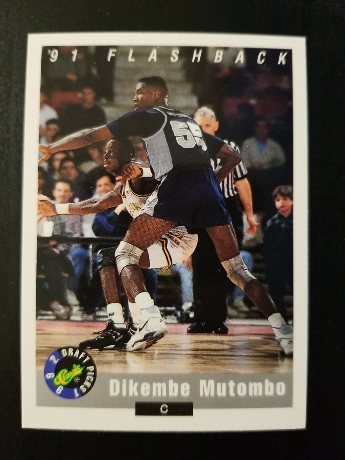 1992 CLASSIC DRAFT PICKS 91 FLASHBACK # 98 DIKEMBE MUTOMBO ROOKIE ...