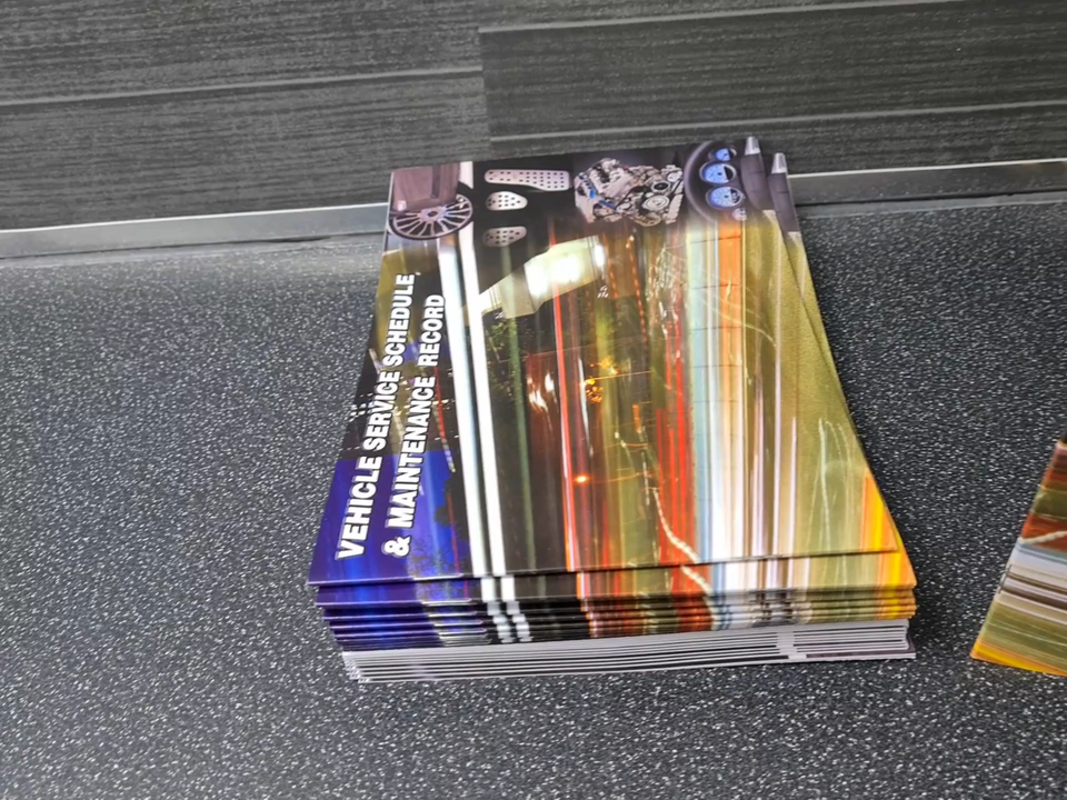 Vehicle Service Book - Blank History Book Maintenance Record ...