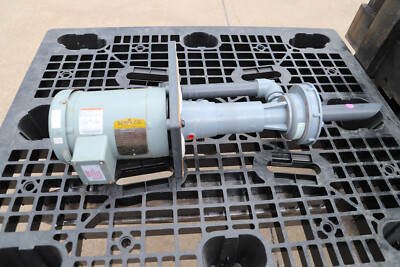 SERFILCO IP54 CHEMICAL DUTY VERTICAL PUMP .75HP 39-1223-HX SERIES P-39 ...