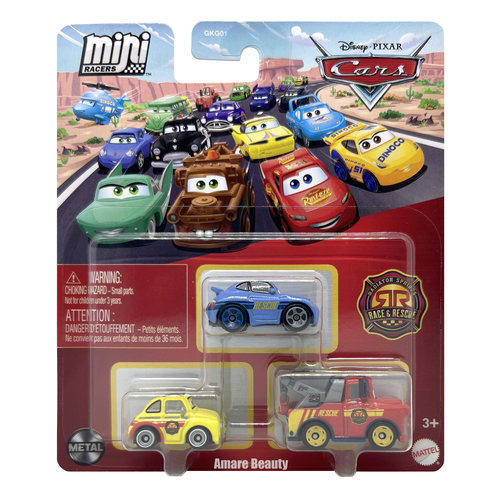 Disney Pixar Cars Mini Racers Race & Rescue Pack - Sally + Luigi ...