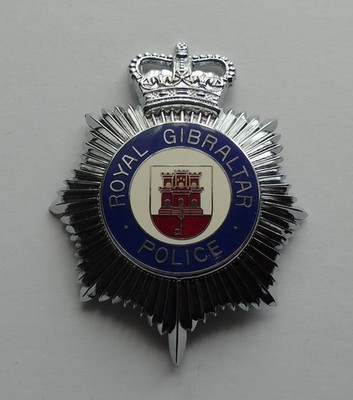 Obsolete Royal Gibraltar Police Helmet Plate - Cap Badge | eBay UK
