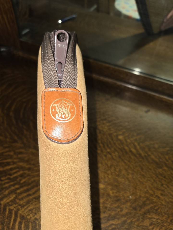 S&W Bianchi International Padded Leather Handgun Case | eBay