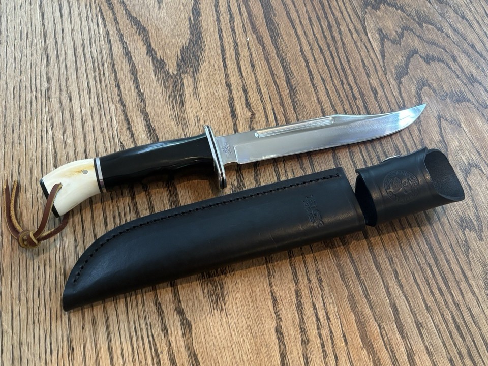 Custom Boone & Crocket Buck 120 knife by Tom George | eBay