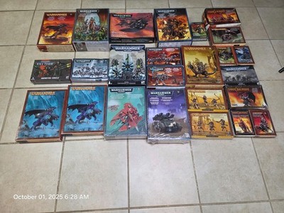 Ultimate Warhammer 40K/Fantasy Lot 25 Boxed Sets Unassembled | eBay