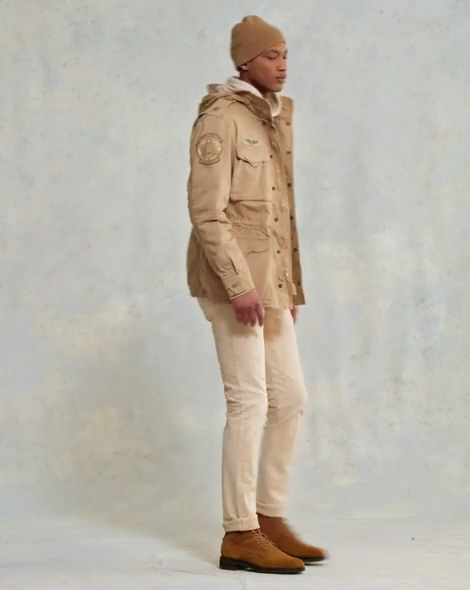 Polo Ralph Lauren M65 Military Army Paratrooper America Flag Desert ...