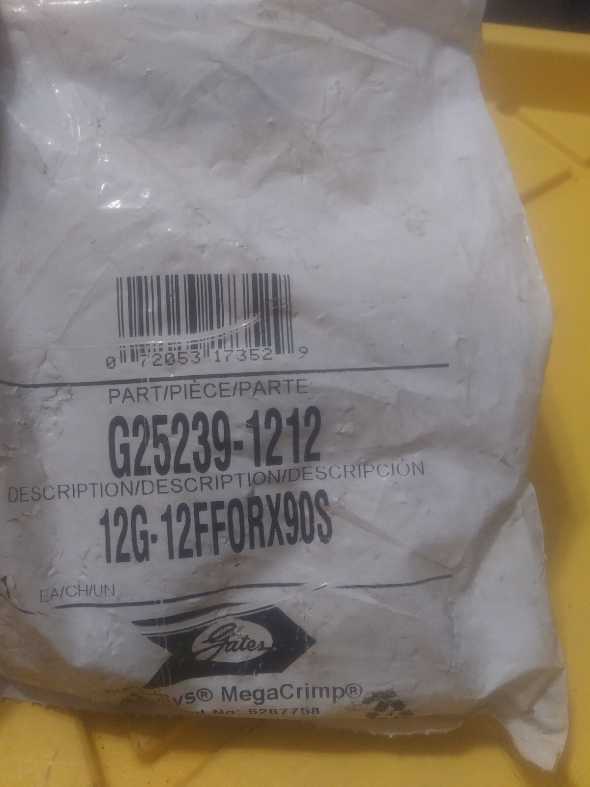 Hydraulic Coupling / Adapter Gates G25239-1212 for sale online | eBay