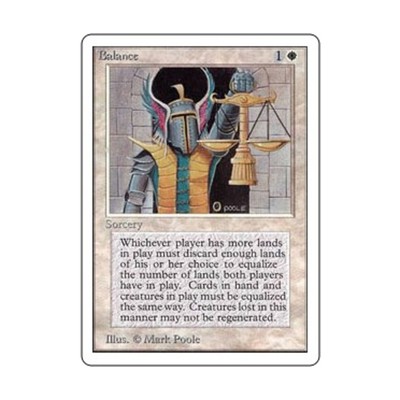 WOTC MtG Unlimited Balance (R) Fair | eBay