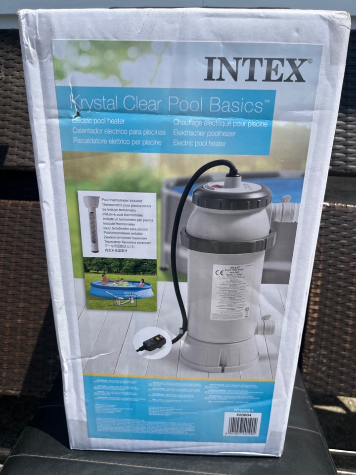 Intex electric Swimming Pool Heater For Pools MDL HT30220-1 230V 3000W ...