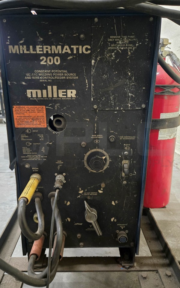 MILLER MILLERMATIC 200 WELDER 200/230V 200AMP 8.3KW 60HZ | eBay