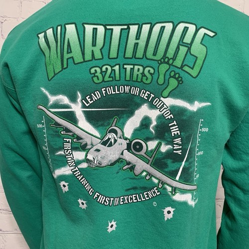 Warthogs 321 TRS Unisex Hoodie M Green CMSGT Duane Hackney Air Force TX ...