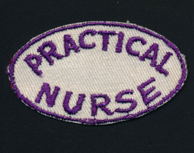 Original New Old Stock1950s Practical Nurse Embroidered Patch LPN Sew ...