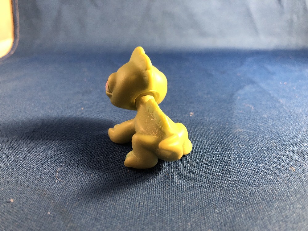 LPS Littlest Pet Shop #374 Green Lizard With Purple Eyes | eBay