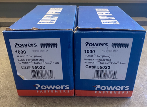 Powers Fastener 55022 3/4"x .102 C3 Trak-It Standard Pin Smooth Shank ...