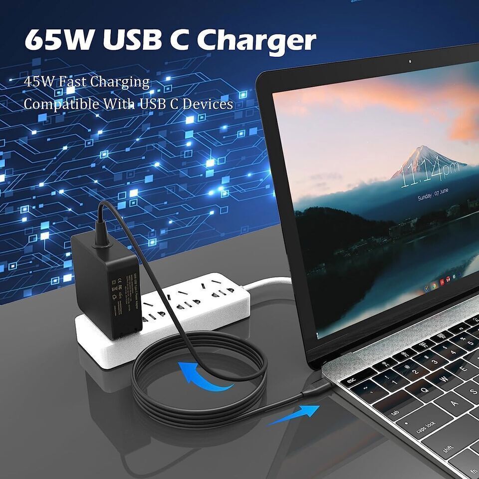65W USB-C Laptop Charger Compatible with ACEMAGIC AX15 AX16PRO KAIGERR ...