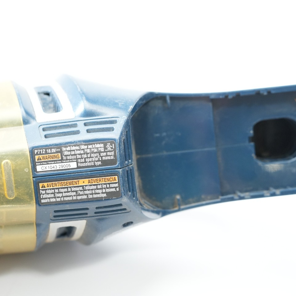 Ryobi One+ P712 18v Battery Powered Work Handheld Vacuum Blue Yellow NO ...