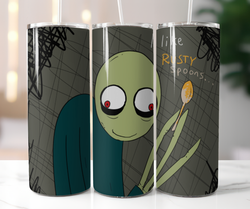 Salad Fingers I Like Rusty Spoons Thermal Travel Mug Tumbler new with ...