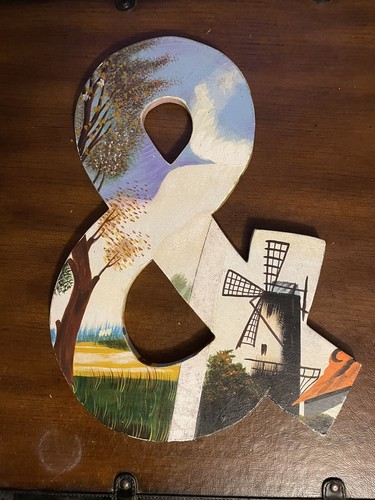 RARE Anthropologie Letter By SWARM home decor/ wall art “&” | eBay