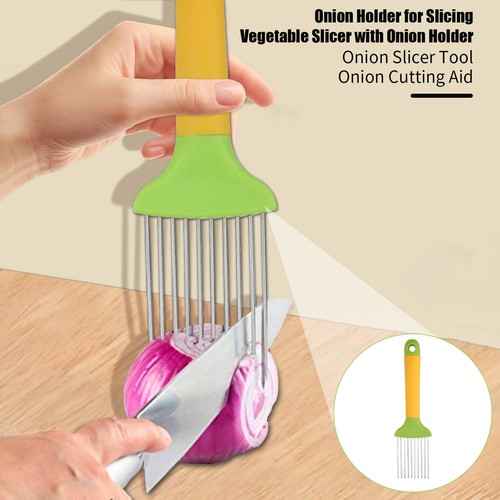 Efficient Onion Preparation Tool Cutting Device Stainless Steel Holder ...