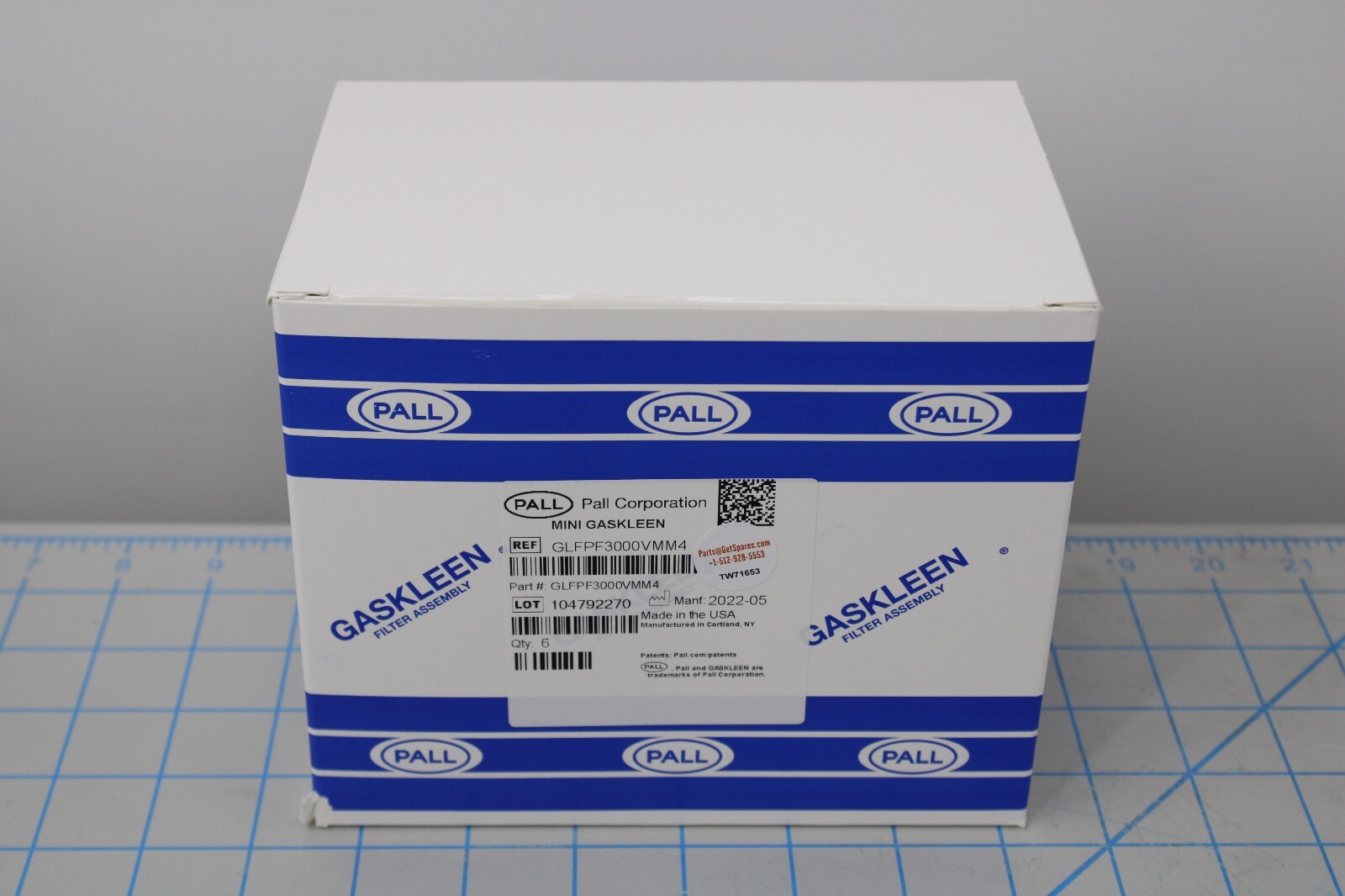 GLFPF3000VMM4 (LOT OF 6) / FILTER, GAS, VCR, .01 MICRON, NOVELLUS 22 ...