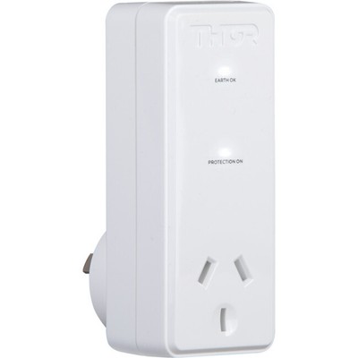 Thor Alpha Single Outlet Forward Facing Surge Protector CPF Technology ...