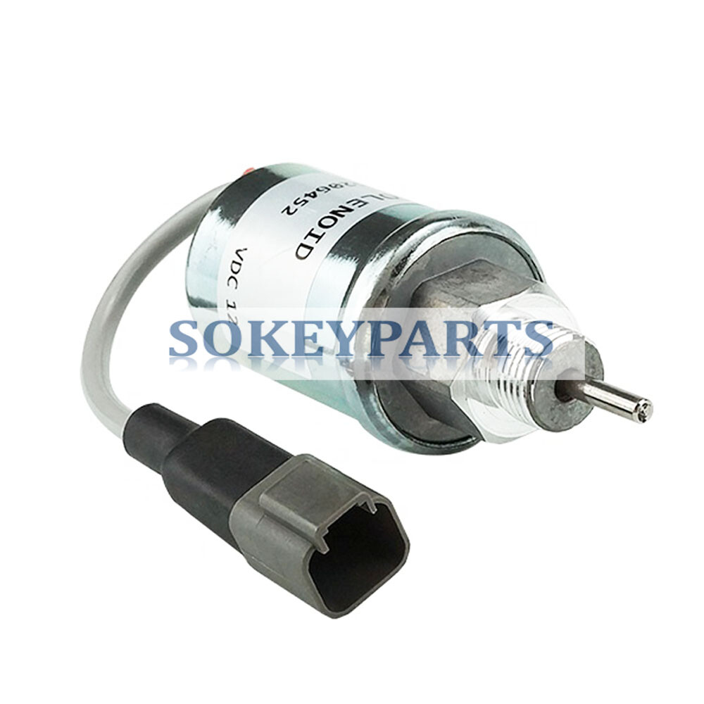 New U85206520 12V Fuel Shutoff Solenoid Fits For Perkins HL403C-15 ...