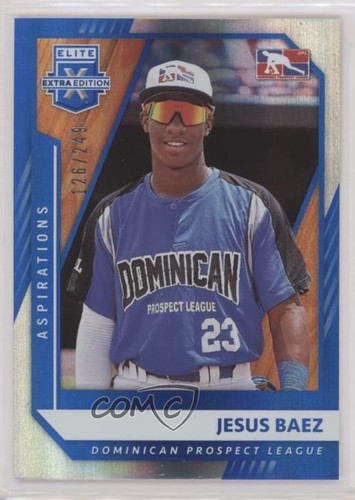 2021 Panini Elite Extra Edition Aspirations Blue /249 Jesus Baez #179 ...