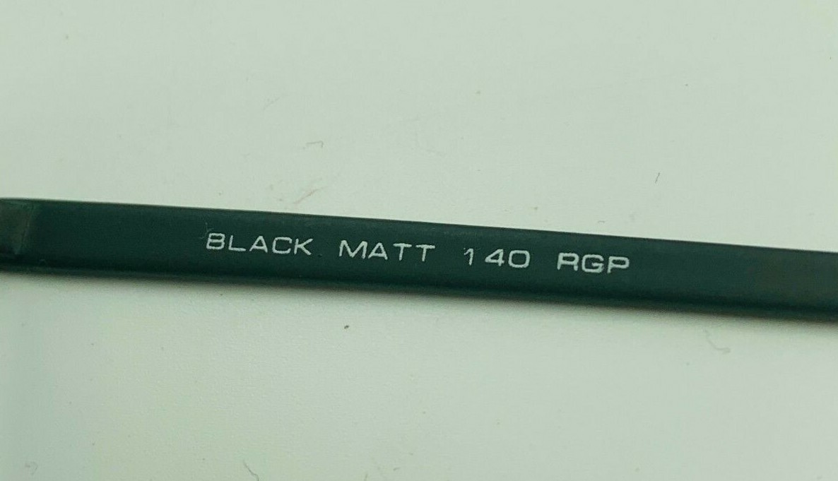 Vintage Zimco Benz Matte Black Metal Pilot Sunglasses… - Gem