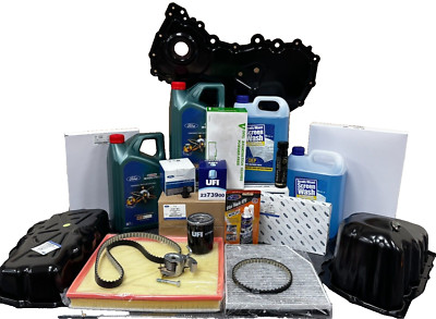 COMPLETE NEW FORD WET BELT KIT OIL PUMP BELT BOLT TRANSIT MK8 CUSTOM 2. ...