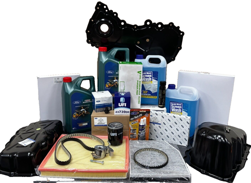 COMPLETE NEW FORD WET BELT KIT OIL PUMP BELT BOLT TRANSIT MK8 CUSTOM 2. ...